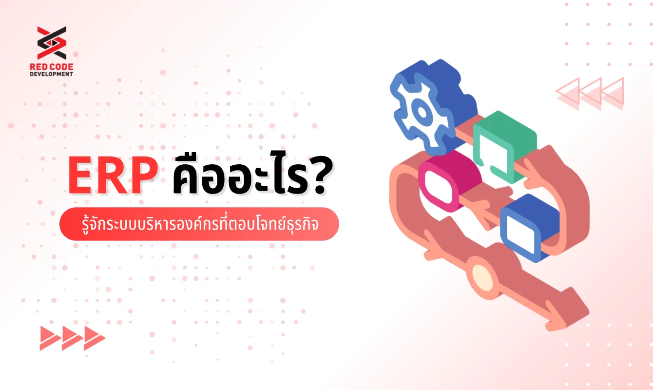 ERP คืออะไร? รู้จักระบบบริหารองค์กรที่ตอบโจทย์ธุรกิจ - RED CODE DEVELOPMENT